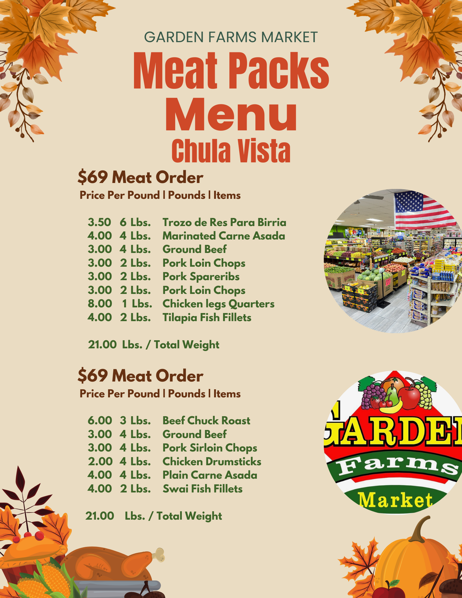 Menu – Garden Farms Market